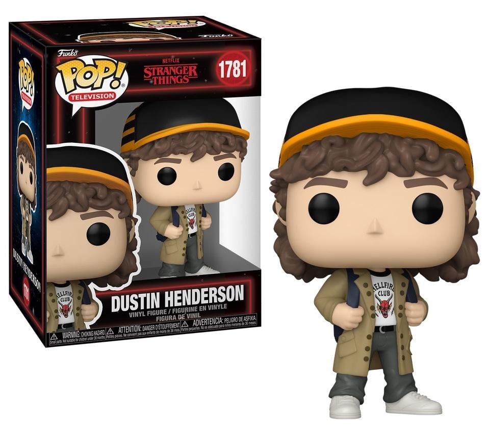 Funko Pop! Television - Stranger Things - Dustin Henderson (Season 5 ...