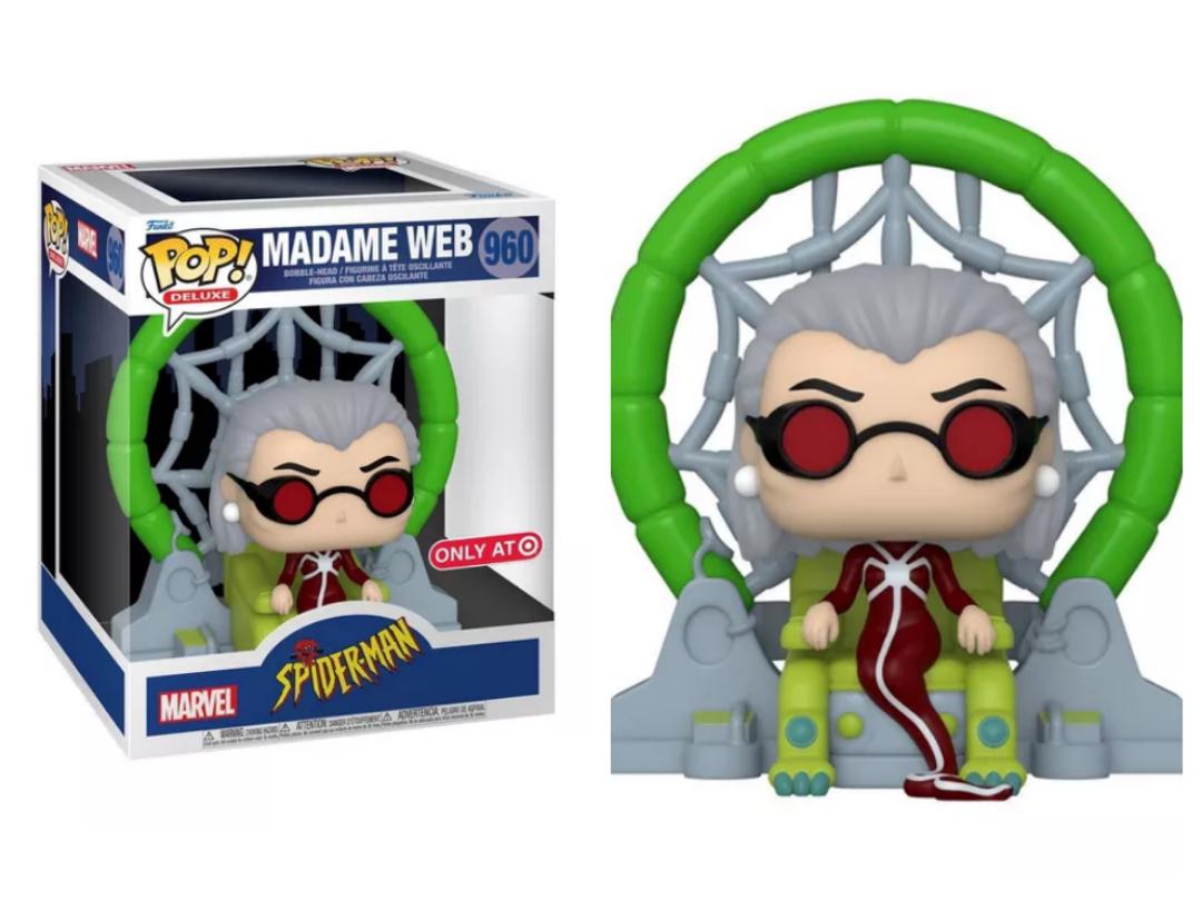 Funko Pop! Deluxe - Marvel Spider-Man - Madame Web (Animated Series) 9 ...