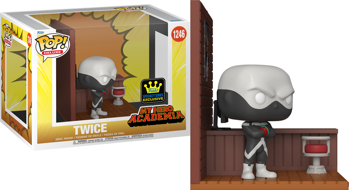 Funko Pop! Deluxe - My Hero Academia - Twice (Hideout) 1246 6" *Specia ...