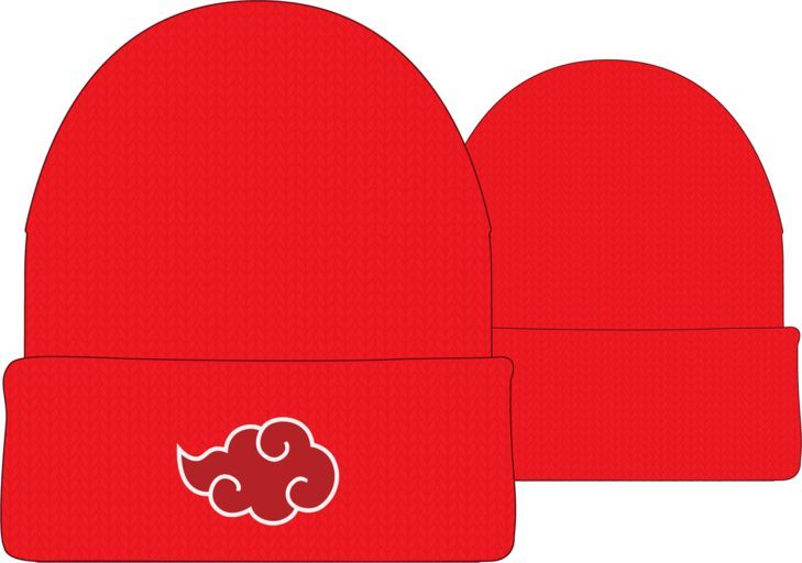 Beanie - Naruto Shippuden - Akatsuki Red Cloud – Chez Rhox, le Geek Stop