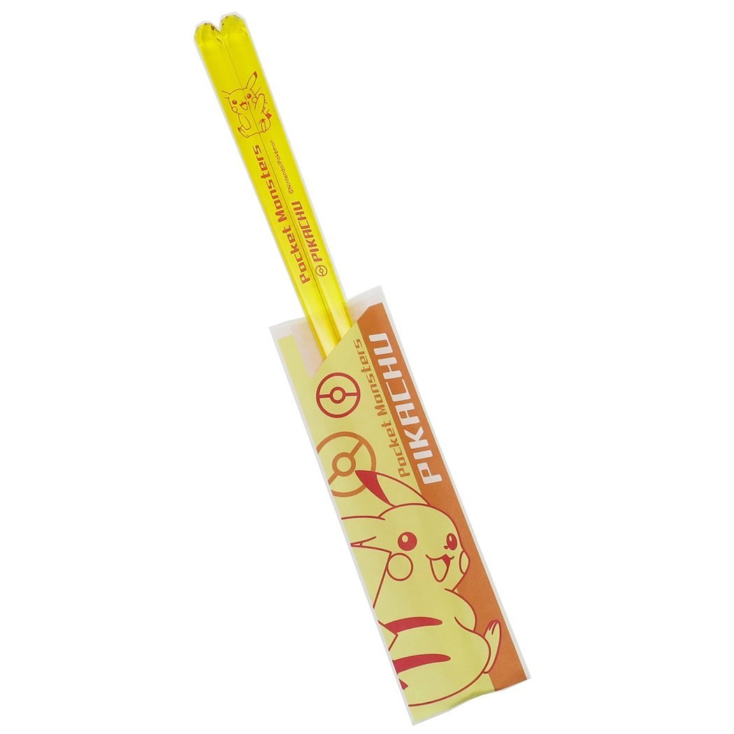 Chopsticks - Pokémon Pocket Monsters - Pikachu Yellow Transparent 1 Pa ...