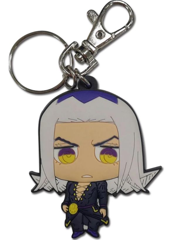 Keychain - JoJo's Bizarre Adventure - Leone Abbacchio Chibi Rubber ...