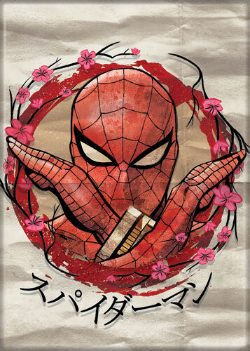 Aimant - Marvel Spider-Man - Spider-Man Katakana – Chez Rhox, le Geek Stop