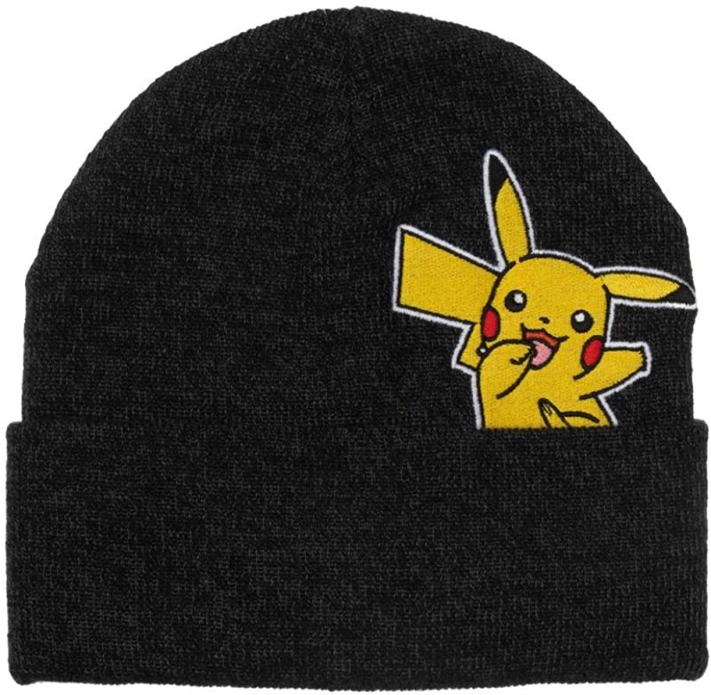 Tuque - Pokémon - Pikachu Peekaboo Grise – Chez Rhox, le Geek Stop