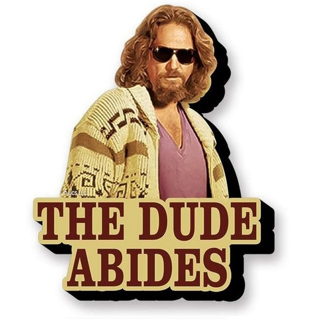 Magnet - The Big Lebowski - The Dude Abides in 3D Wood – Chez Rhox, le ...