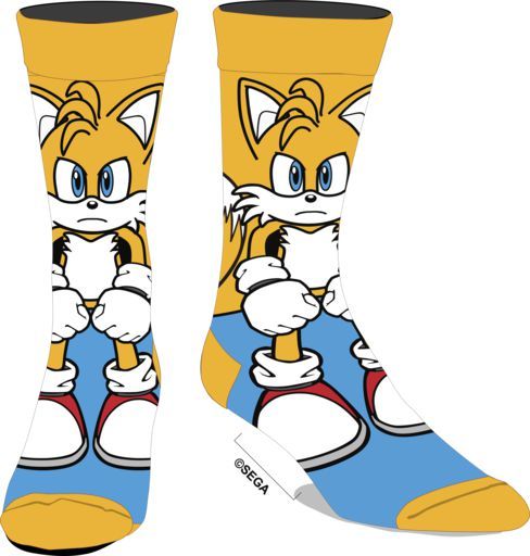 Socks - Sonic the Hedgehog - Tails 360 Animigos Collection 1 Pair Crew ...
